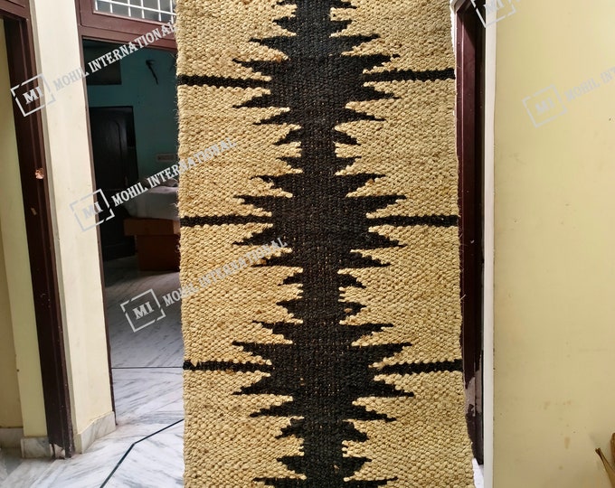 Red Cotton Hand-braided Rag Rug of Vintage Fabrics 25 - Etsy