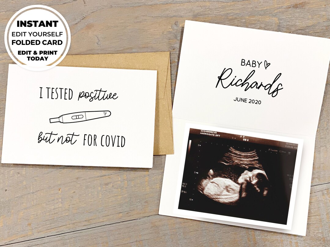 Editable Edit Yourself I Tested Positive but Not for COVID Funny ...