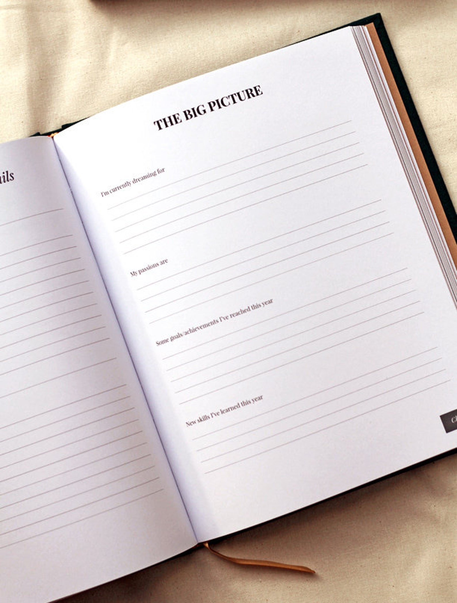 Christmas Gift for Friends 'my Life in Chapters' 10 Year Journal ...