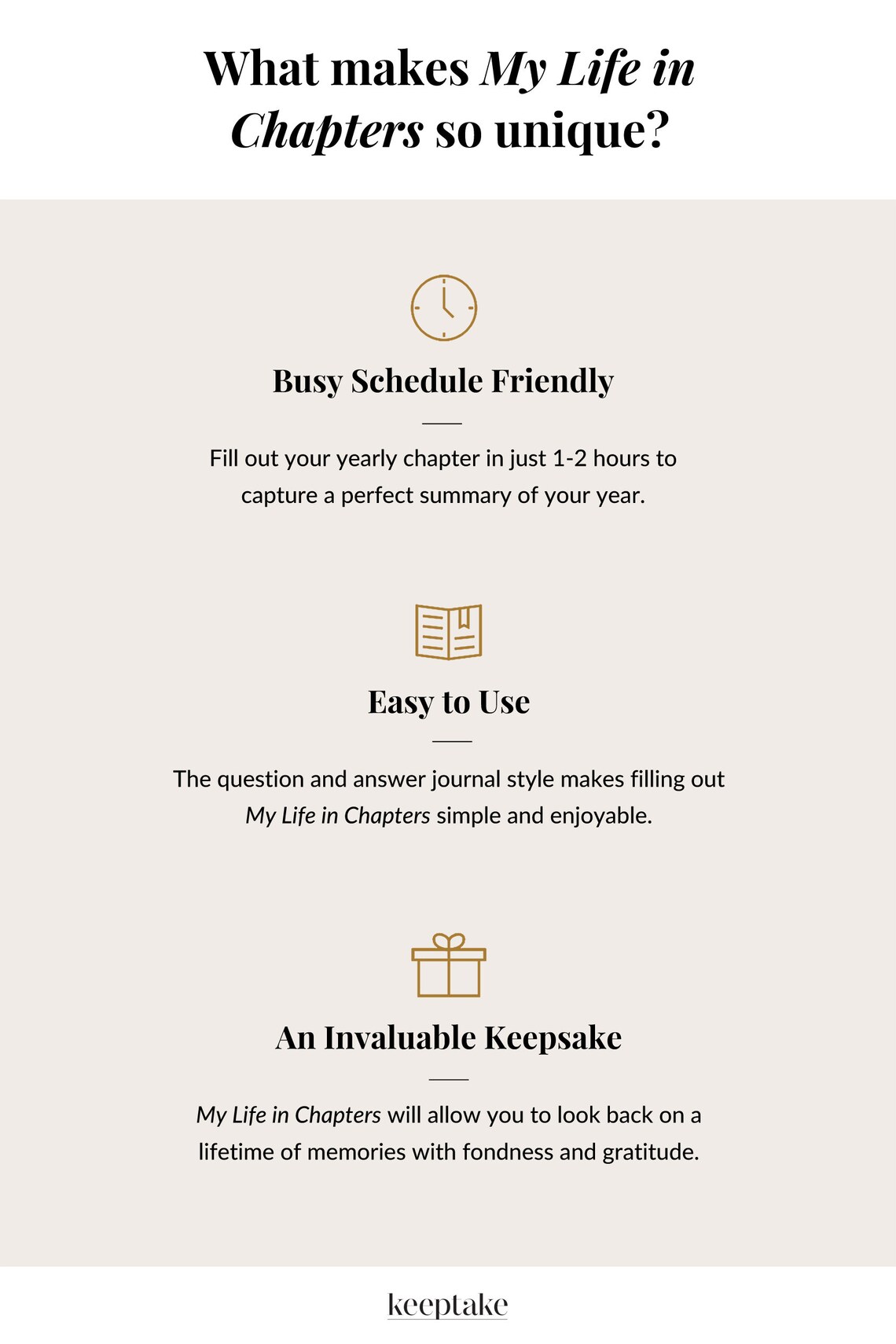 Christmas Gift for Friends 'my Life in Chapters' 10 Year Journal ...