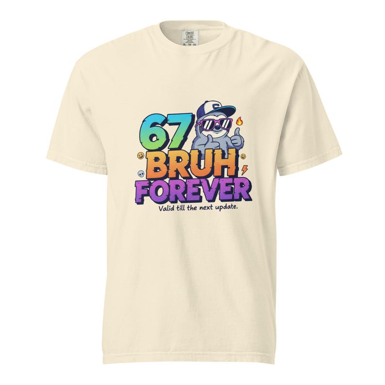 67 Bruh Shirt, Funny 6 7 Meme T-shirt - Etsy