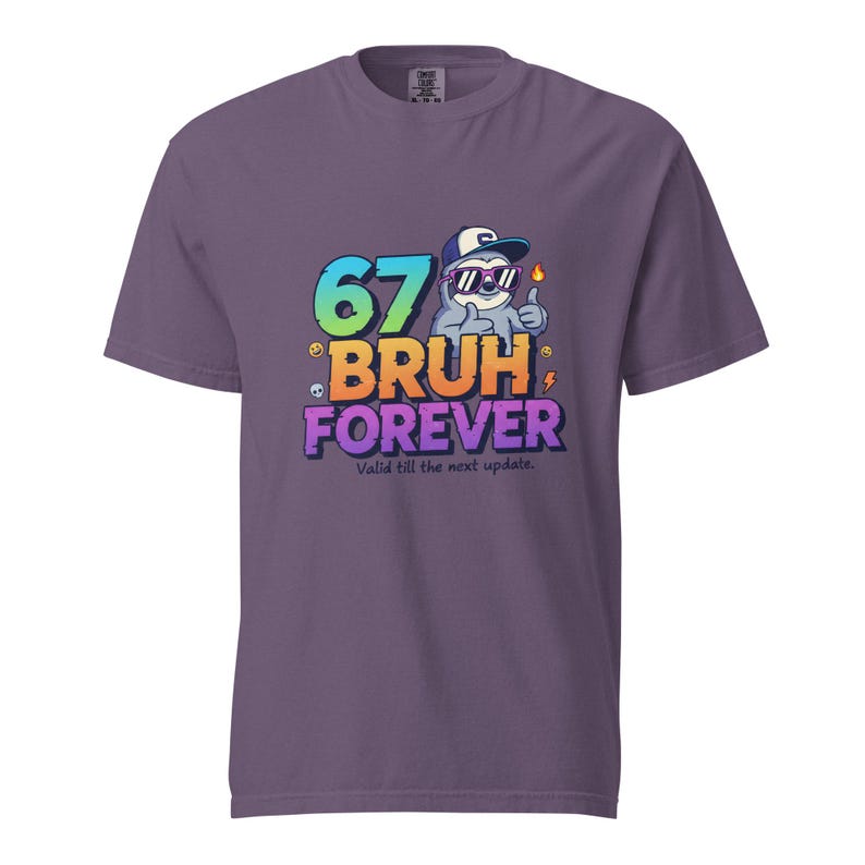 67 Bruh Shirt, Funny 6 7 Meme T-shirt - Etsy
