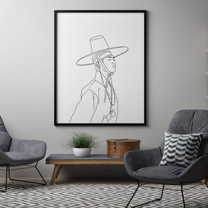 Line Art Print | Wall Art Print | Korea Art Print | Korean Culture ...