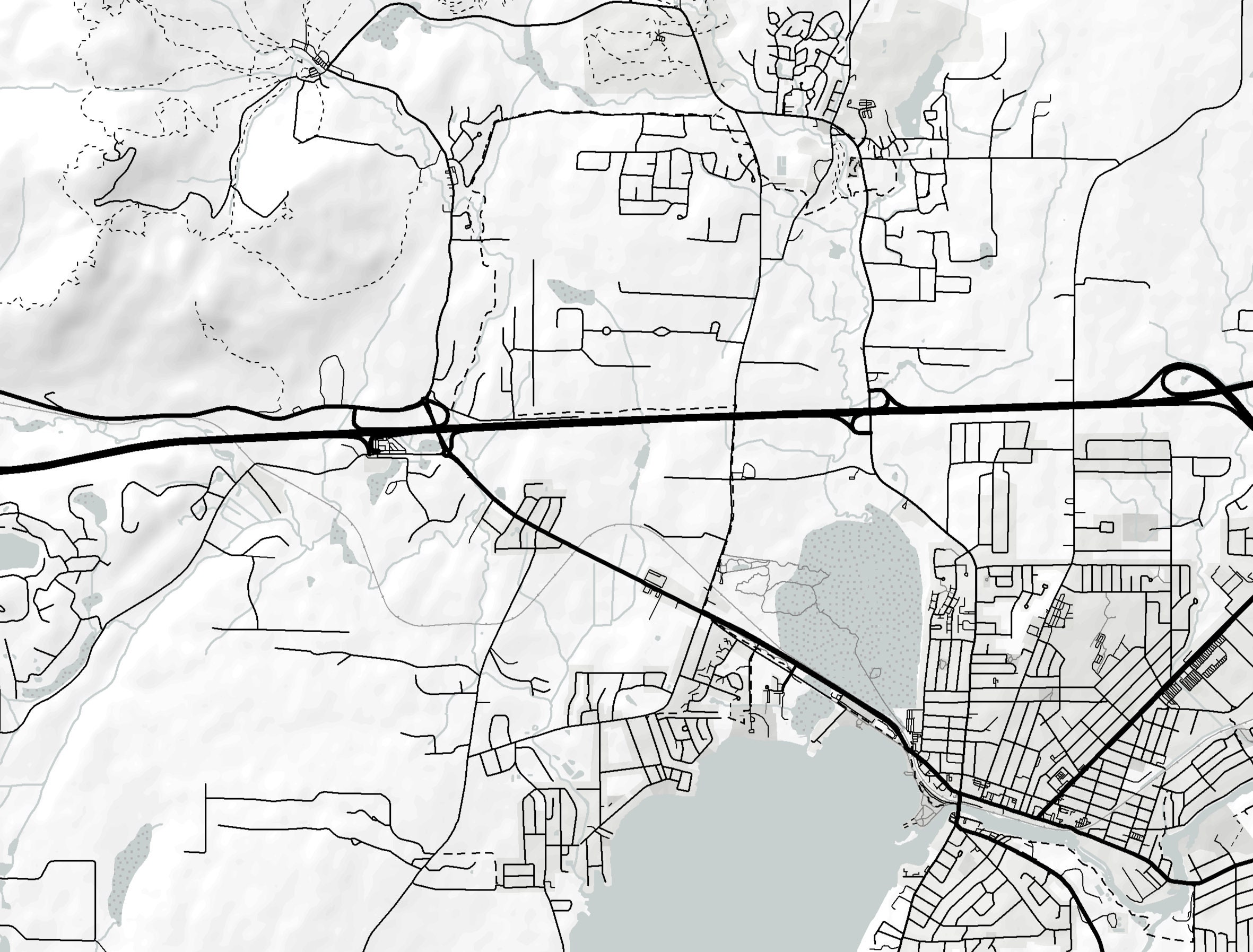 MAGOG Map Print MAGOG Poster Modern Map Print City Map - Etsy