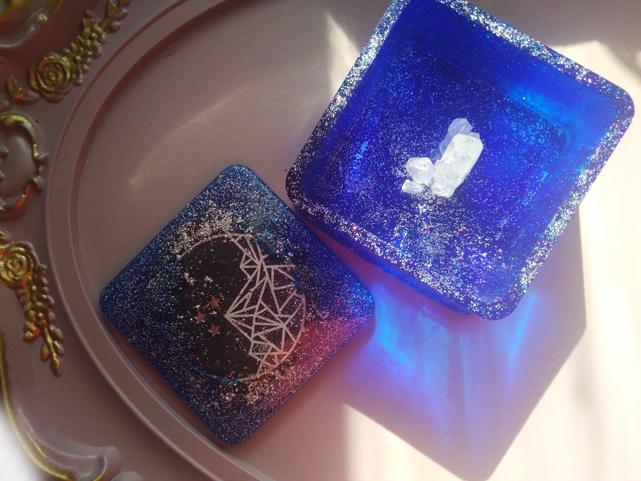 Jewelry Boxes ACOTAR Made of resin box Night Court Symbol Trinket Box ...