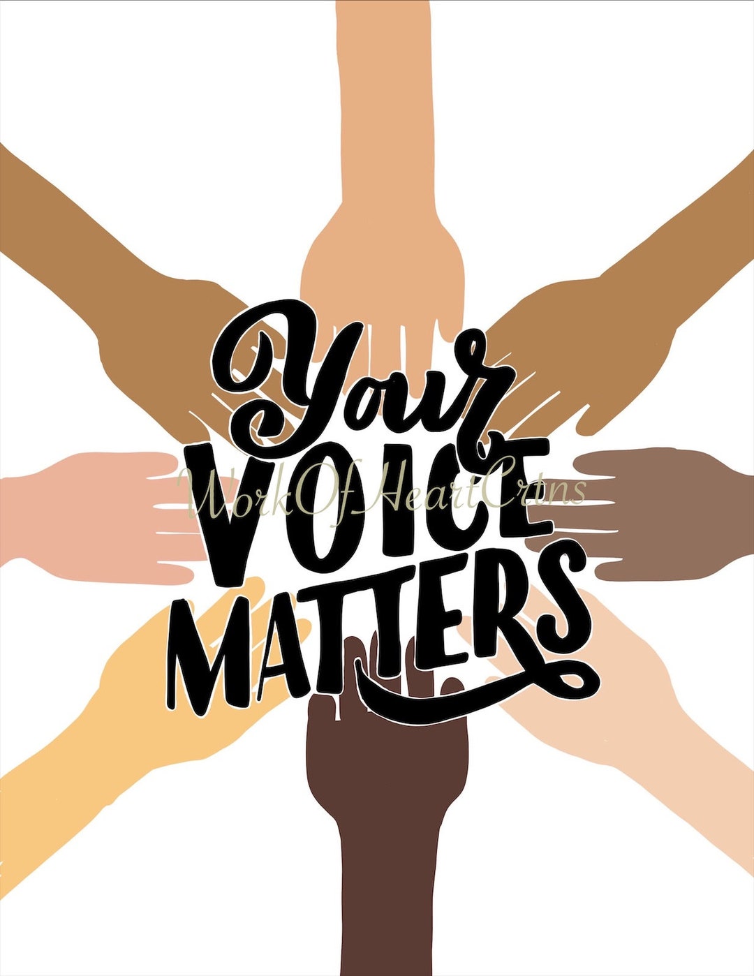 Your Voice Matters -inclusivity Poster (digital File Only) - Etsy