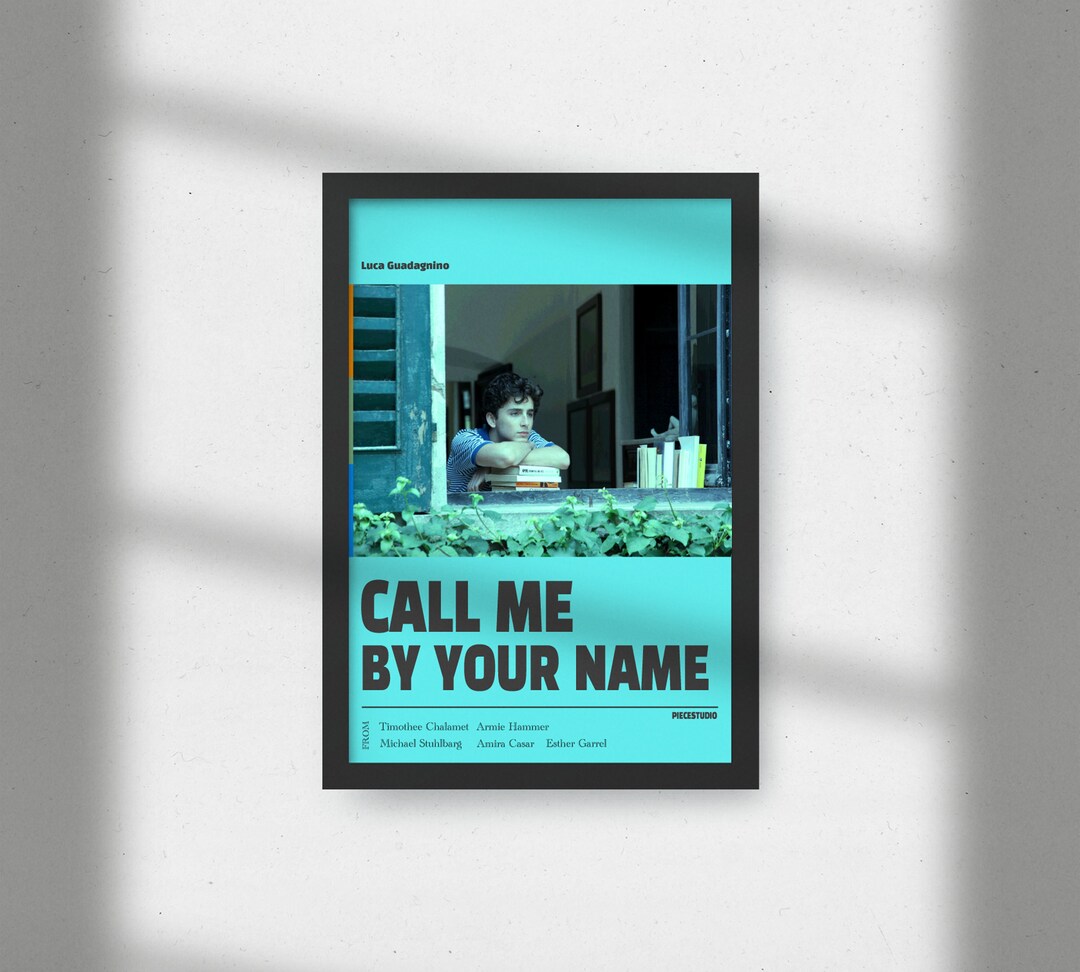 Printable Film Poster / Movie Poster / Wall Art / Call Me by Your Name ...