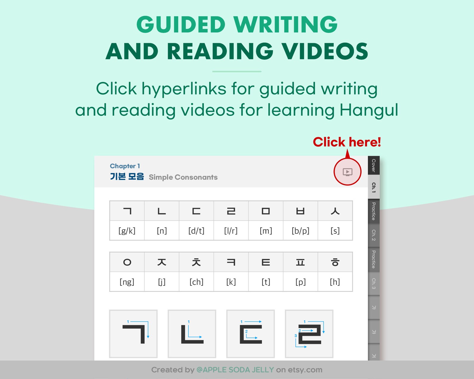 Korean Basic Hangul Practice Notebook Do You Know Hangul - Etsy Ireland