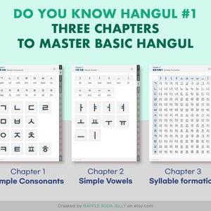 Korean Basic Hangul Practice Notebook Do You Know Hangul Series 1 ...