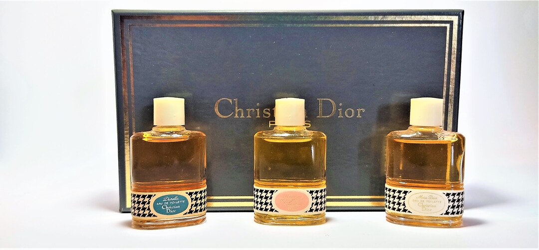 Vintage Coffrette Dior Perfume Miniature 10 Ml EACH Miss Dior Diorella ...