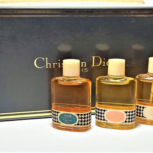 Vintage Coffrette Dior Perfume Miniature 10 Ml EACH Miss Dior Diorella ...