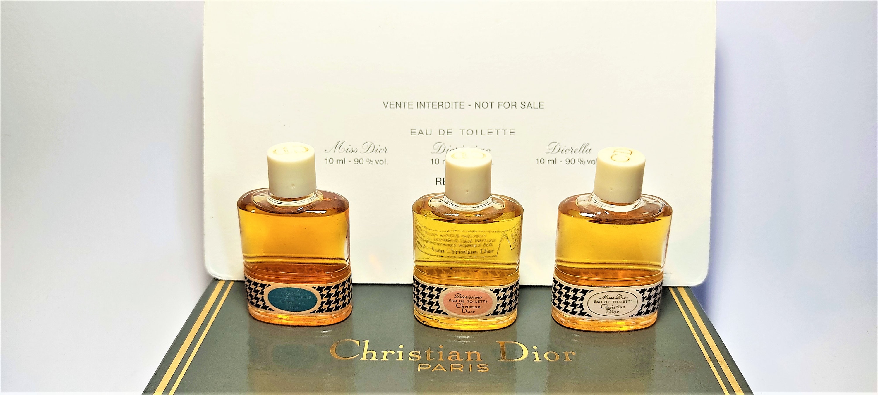 Vintage Coffrette Dior Perfume Miniature 10 Ml EACH Miss Dior - Etsy