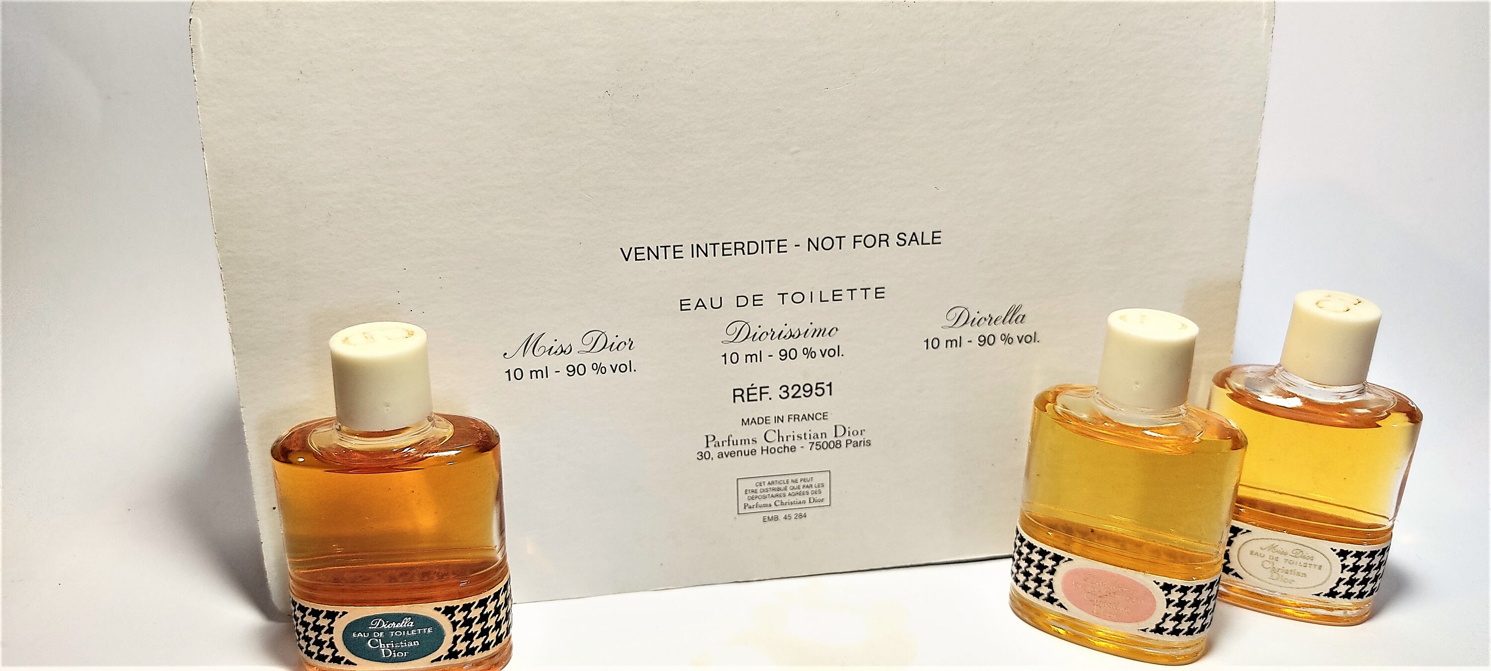 Vintage Coffrette Dior Perfume Miniature 10 Ml EACH Miss Dior - Etsy