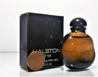 Vintage 75 Ml 2.5 Fl Oz Halston Natural Spray Cologne Brown Glass ...