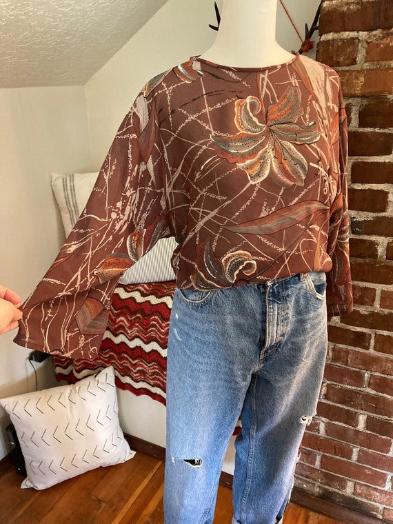 1970s sheer pattern - Gem