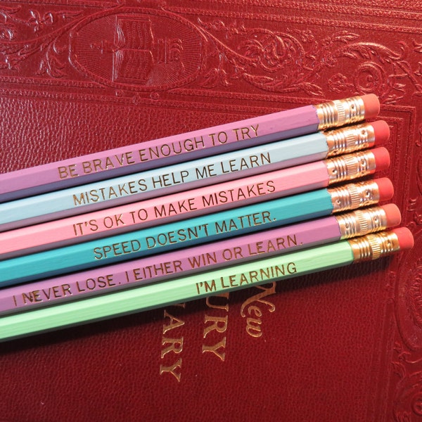Motivational Pencils - Etsy