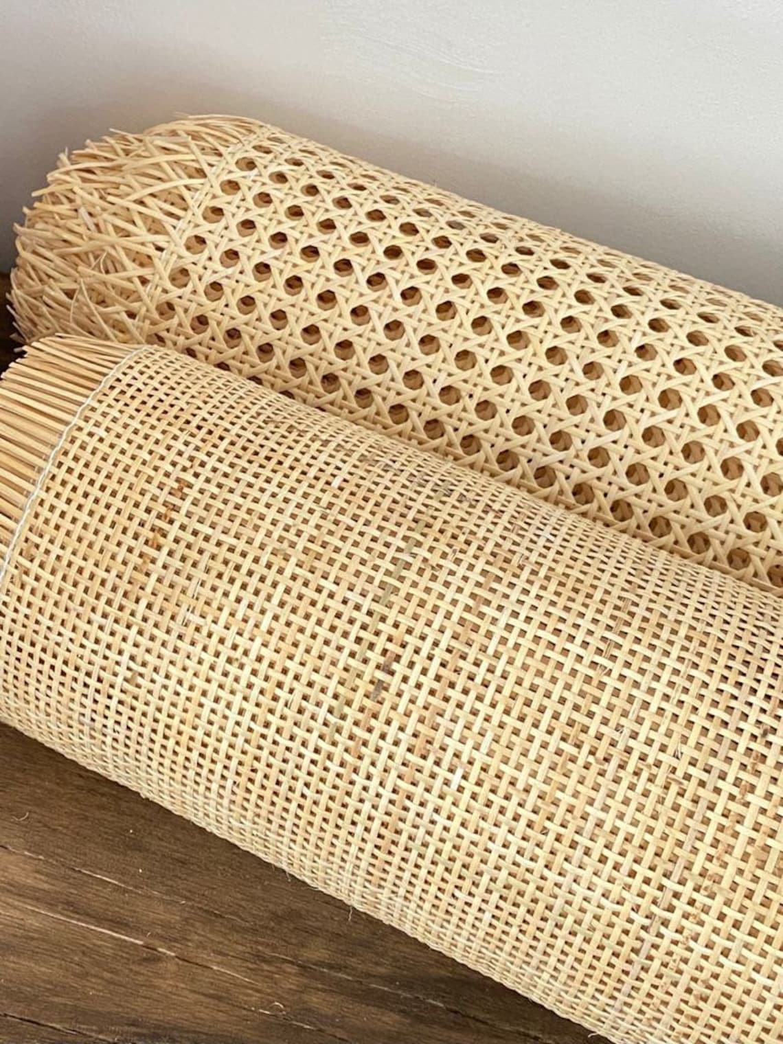 HEXAGON Rattan Cane Webbing Pre-woven Upcycle 24 Inch Width - Etsy UK