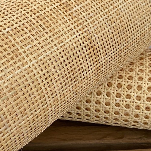 Natural Rattan Square Cane Webbing Woven Rattan Mesh Square - Etsy
