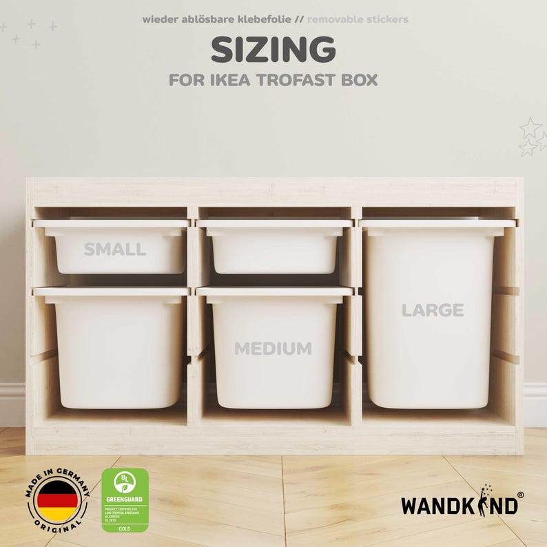 Sticker IKEA TROFAST Box Adhesive Film Furniture Film Sticker Children ...