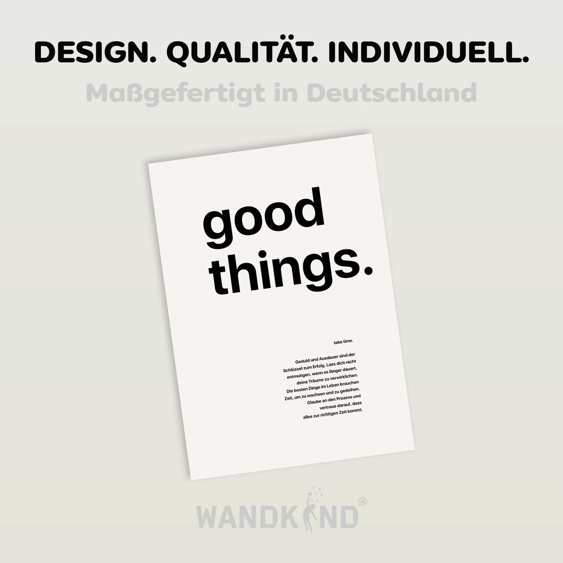 Mural Premium EP101 / Good Things / Poster Murals Motivation - Etsy