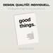 Mural Premium EP101 / Good Things / Poster Murals Motivation - Etsy