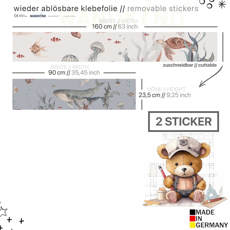 Sticker for IKEA KURA Children's Bed Adhesive Film Furniture Film ...