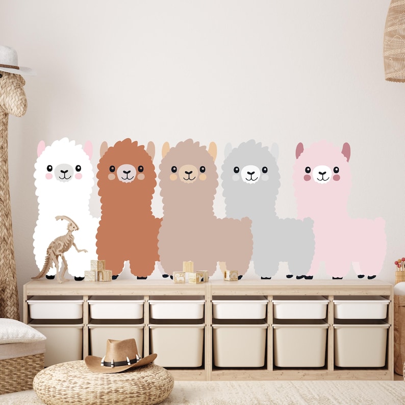 Baby LAMA Wall Sticker V102 Wall Sticker Decal Nursery Baby Room ...