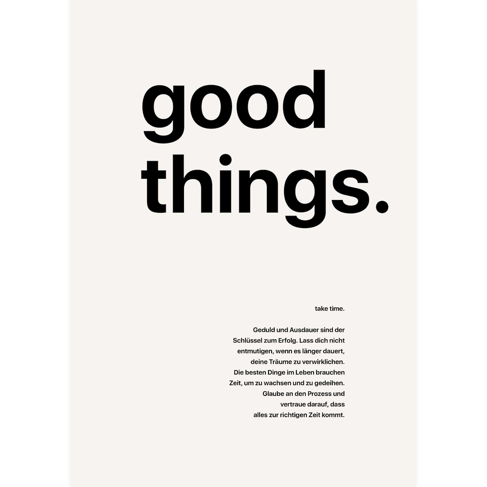 Mural Premium EP101 / Good Things / Poster Murals Motivation - Etsy
