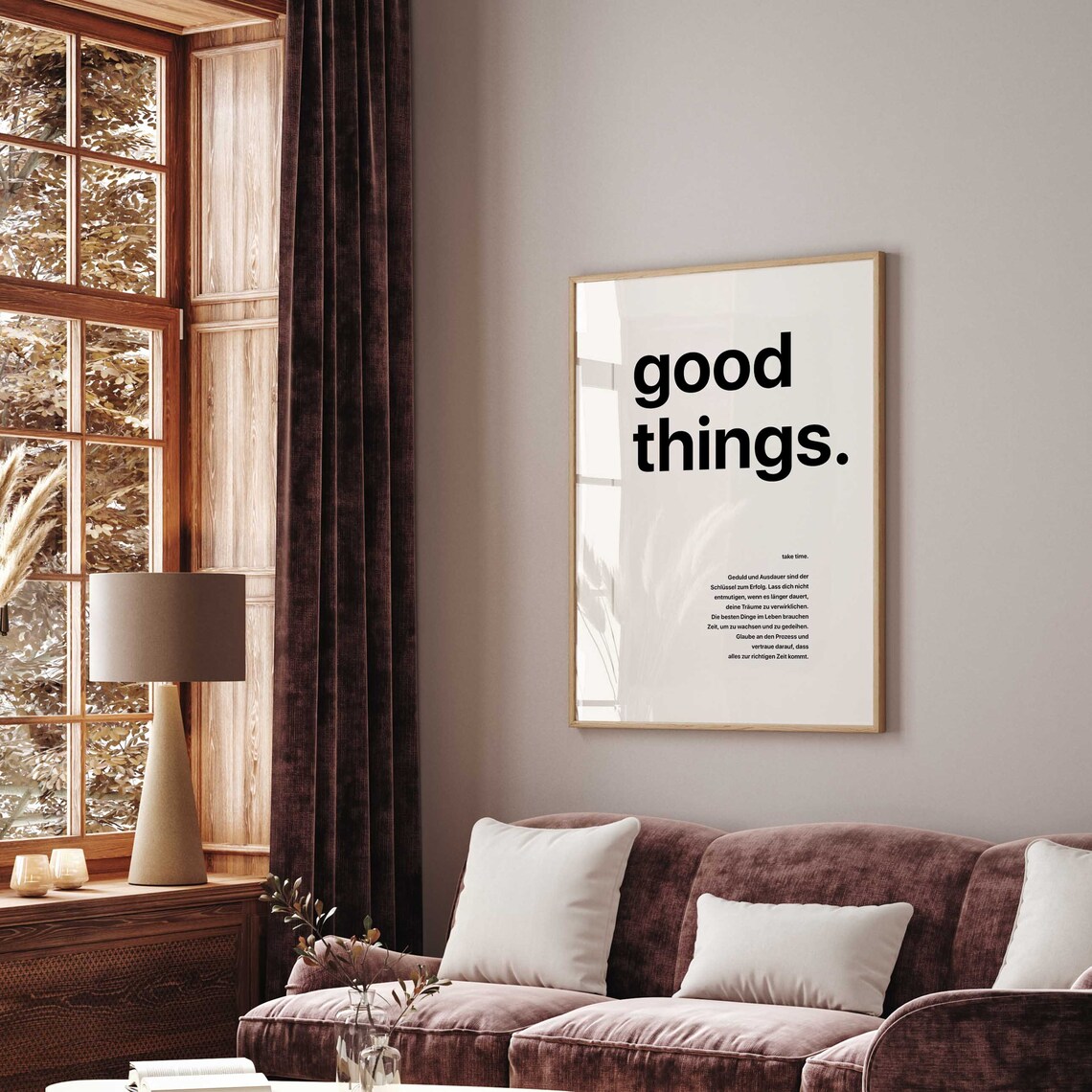 Mural Premium EP101 / Good Things / Poster Murals Motivation - Etsy