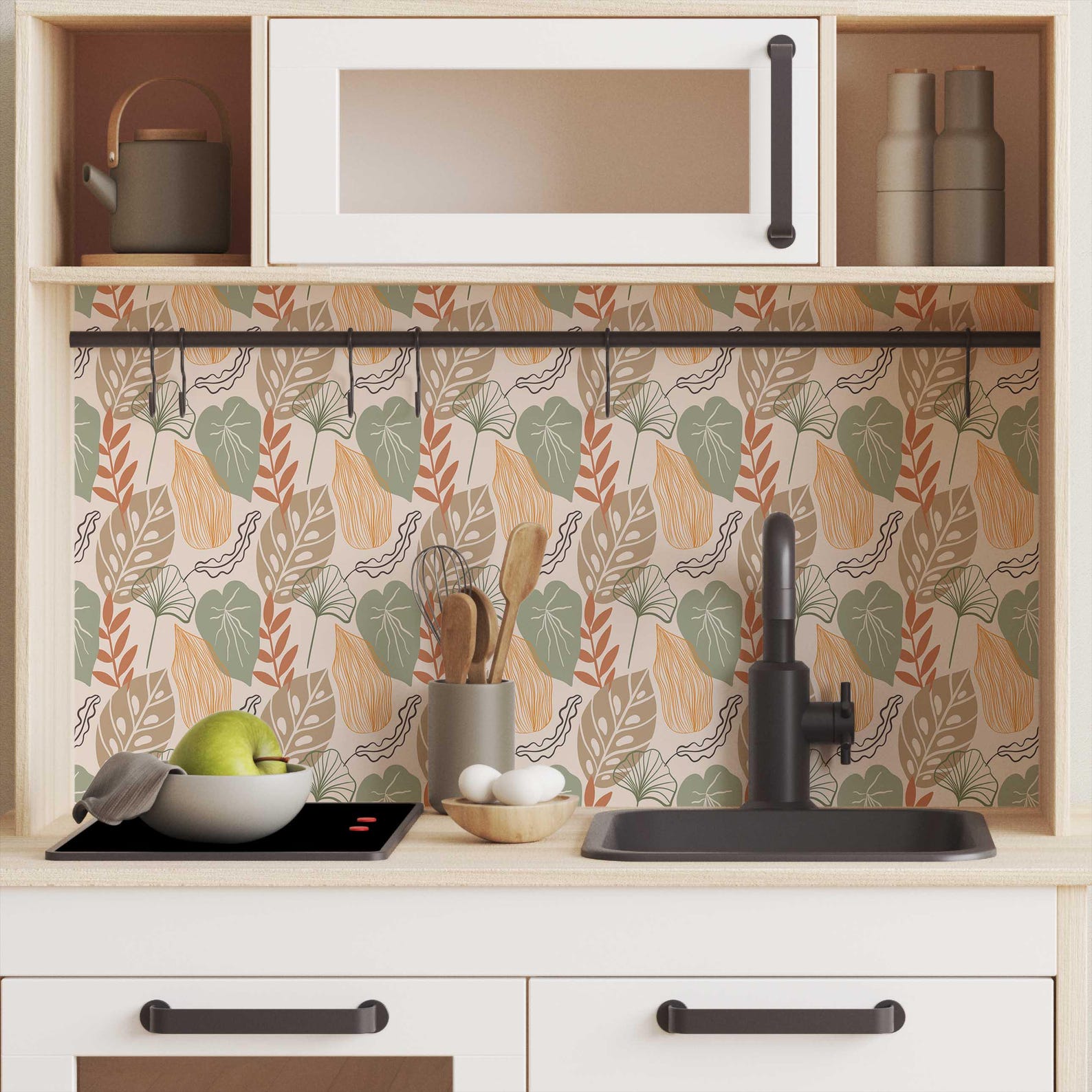 Sticker IKEA DUKTIG Children's Kitchen Play Kitchen Adhesive Film ...