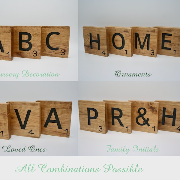Large Scrabble Tiles - Etsy UK