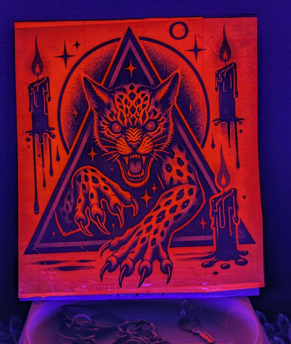 Summoning Haures Sticker or Magnet Large 8 X 7.5 // Goetia, Goetic ...