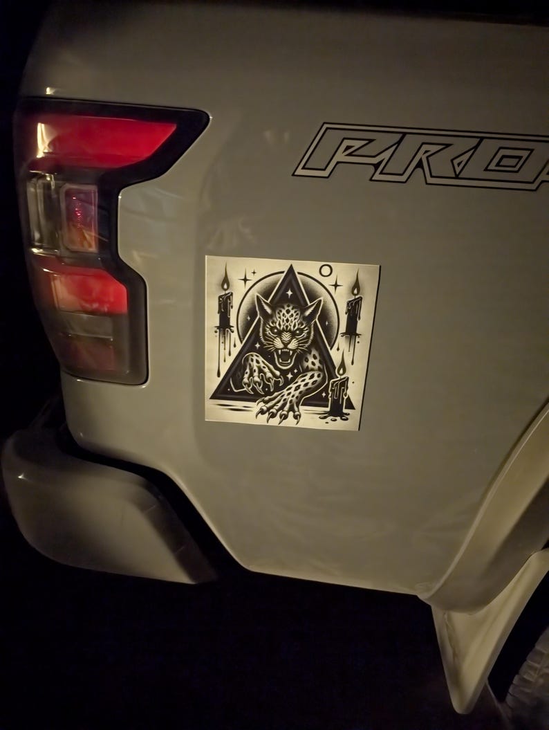 Summoning Haures Sticker or Magnet Large 8 X 7.5 // Goetia, Goetic ...