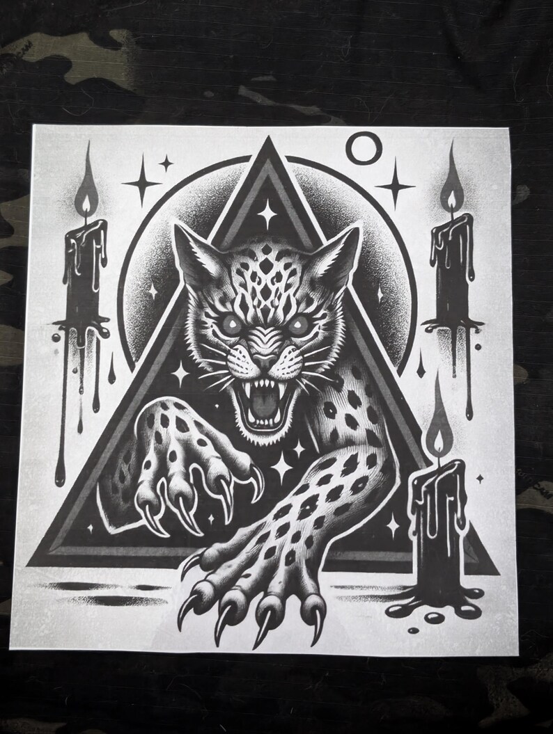 Summoning Haures Sticker or Magnet Large 8 X 7.5 // Goetia, Goetic ...