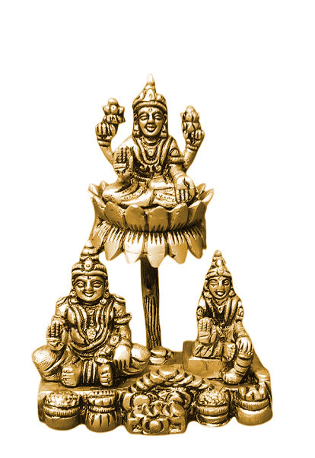 DHANLAXMI KUBER Lakshmi Kubera Chithralekha Statue Idol, Dhanlaxmi ...