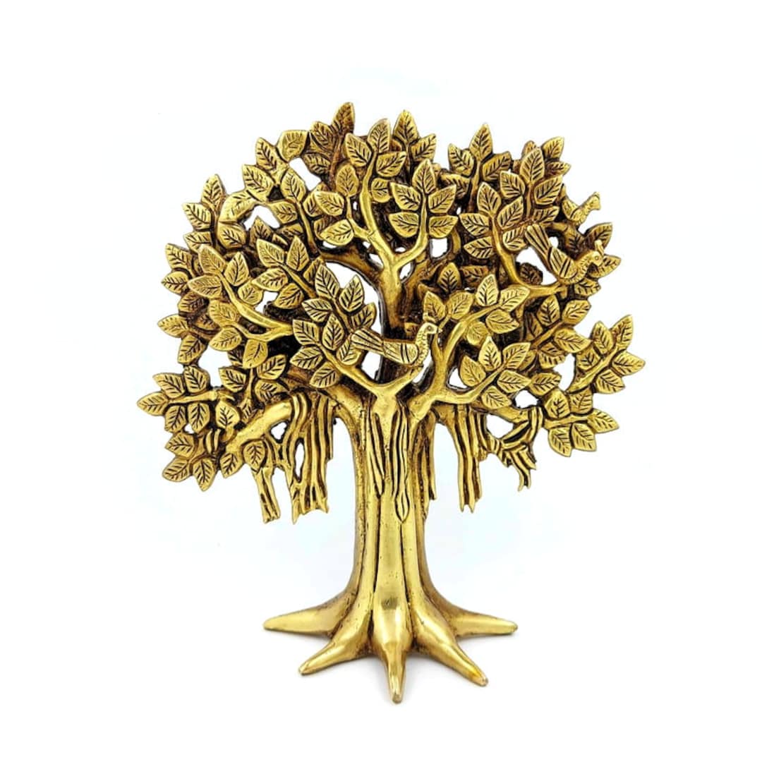 Brass Kalpavriksha Tree - Brass Decor, Kalpavriksha Tree, Spiritual ...