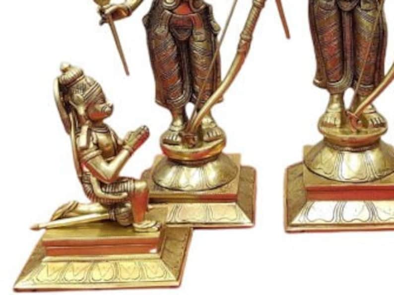 RAMAR SET Brass Ramar Set, Lord Rama Idol, Spiritual Decor, Divine ...