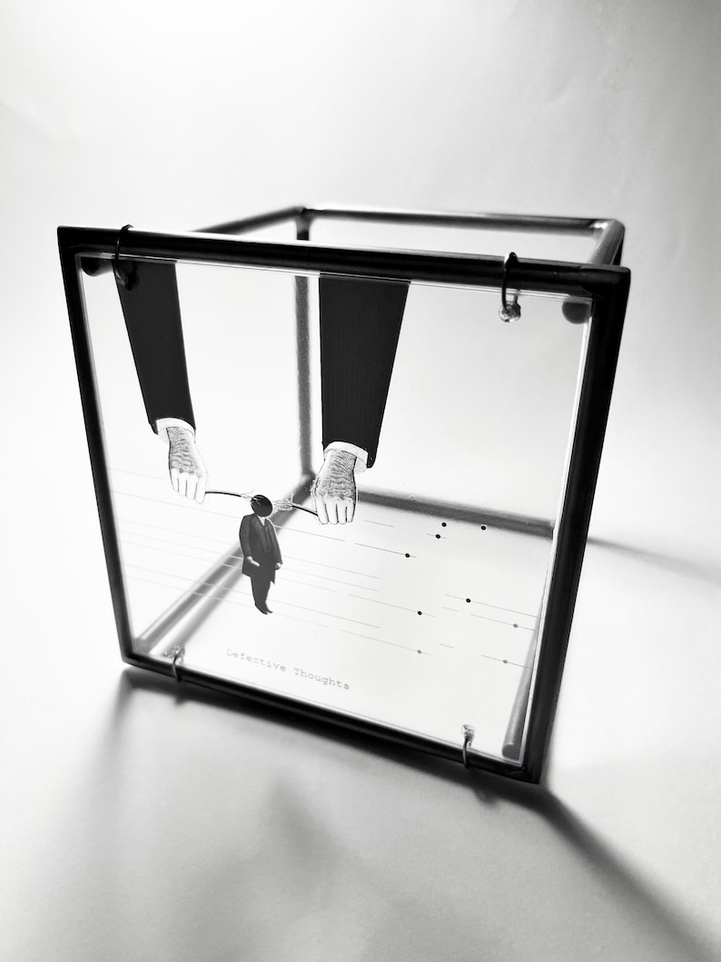 Minimalist wall sculpture “Defective Thoughts” art object design - Etsy ...
