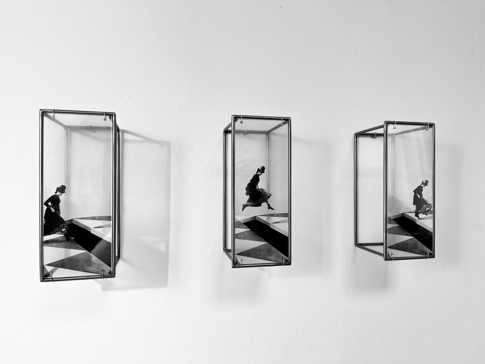 Avoiding the Void, Metal Wall or Desk Top Sculpture, Original Interior ...