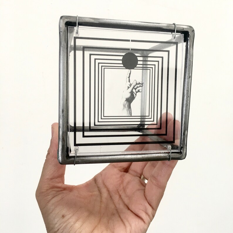 Op Art Metal Wall Sculpture Set: Renaissance Shadow Art Decor - Etsy