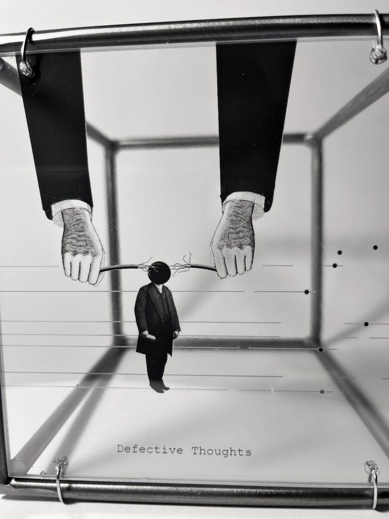 Minimalist wall sculpture “Defective Thoughts” art object design - Etsy ...