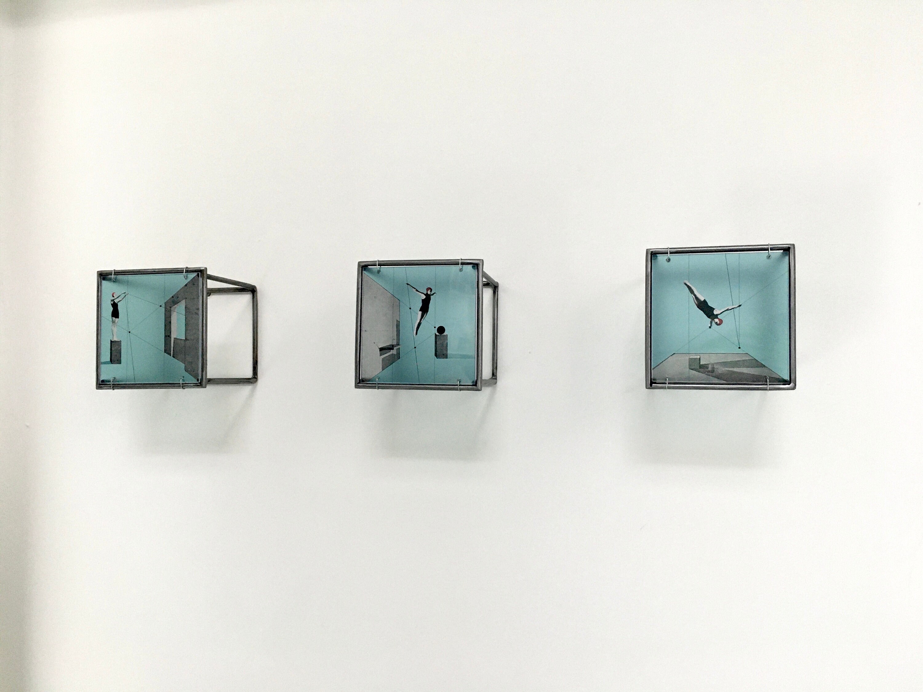 Into the Blue Triptych, Home Wall Art, Original Design, Art Object Gift ...