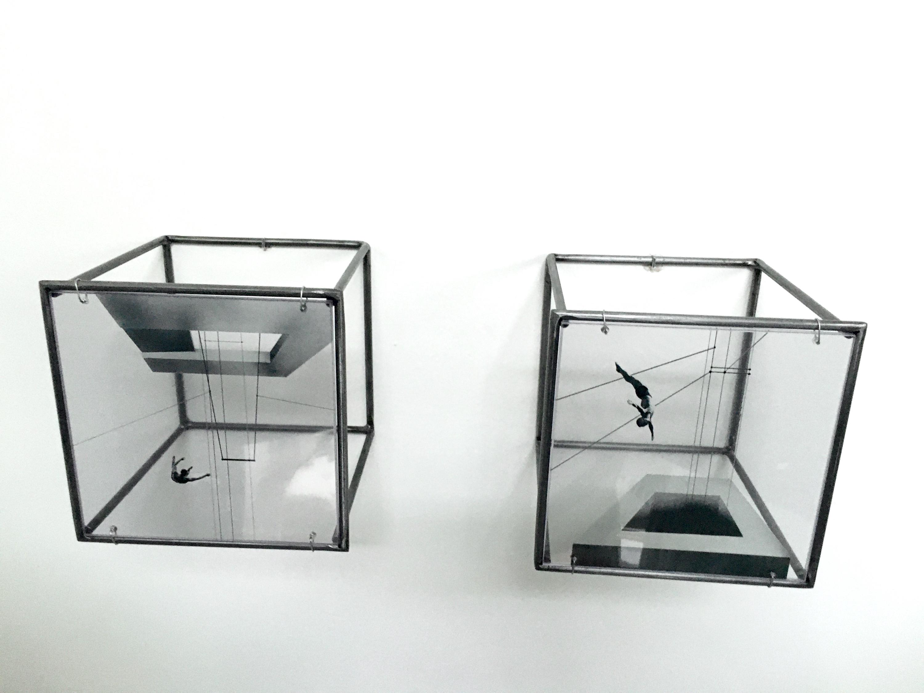 Imaginary Circus Diptych Sculpture: Handmade Steel Shadow Art - Etsy