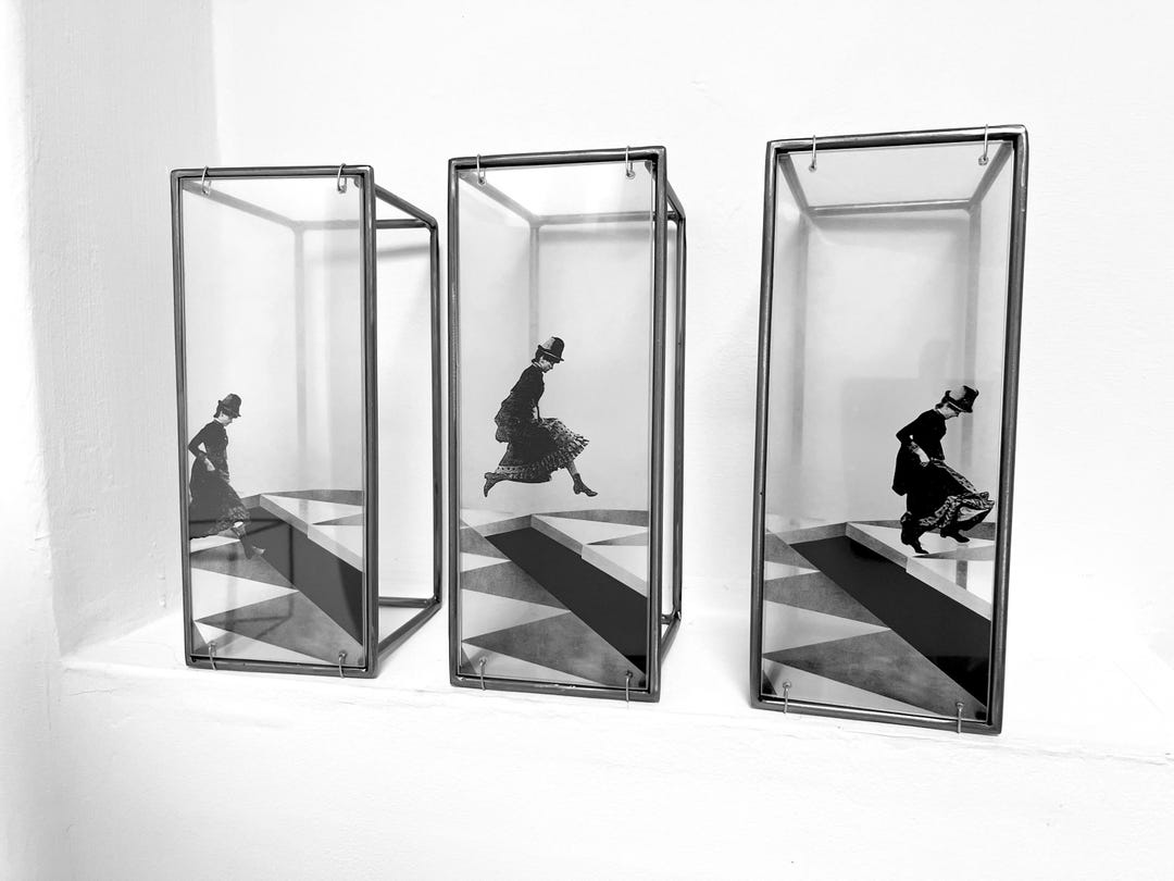 Avoiding the Void, Metal Wall or Desk Top Sculpture, Original Interior ...