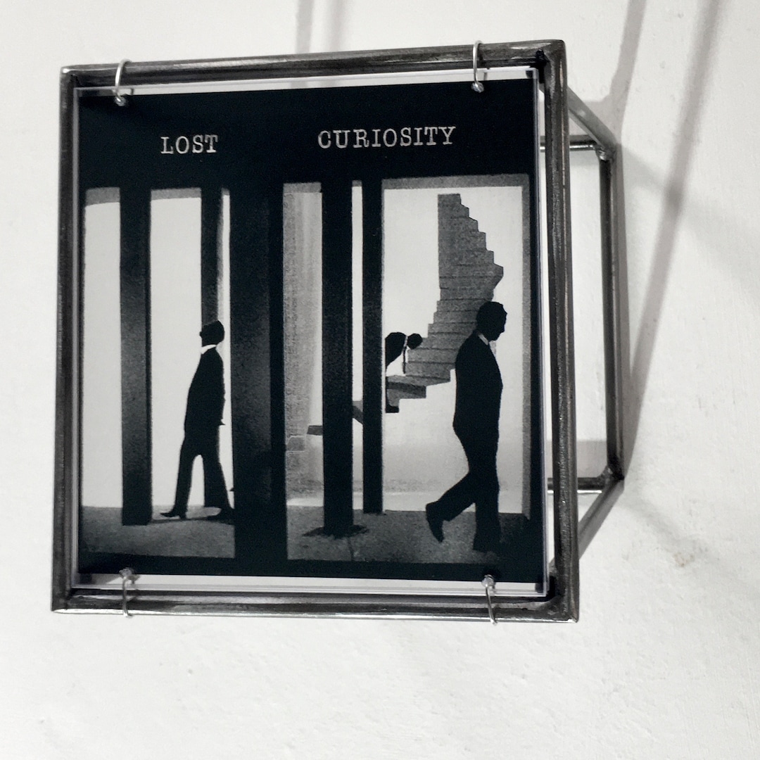 Lost Curiosity, Original Wall Sculpture, Motivational Art Gift, Steel ...