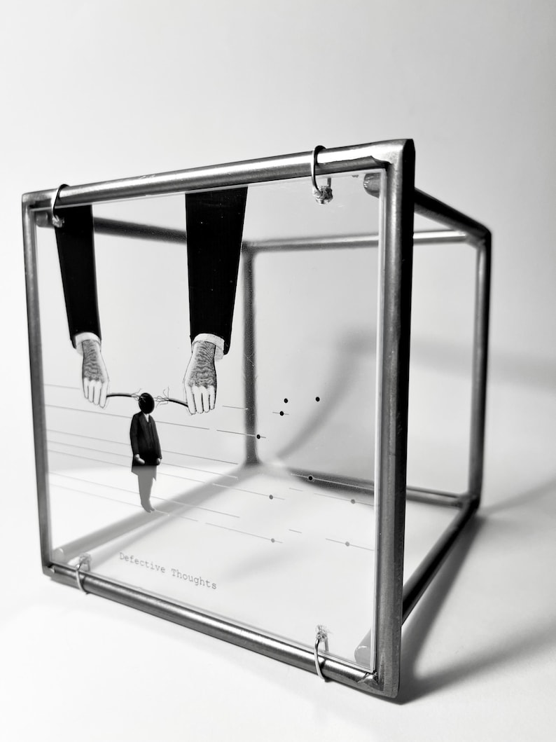 Minimalist wall sculpture “Defective Thoughts” art object design - Etsy ...