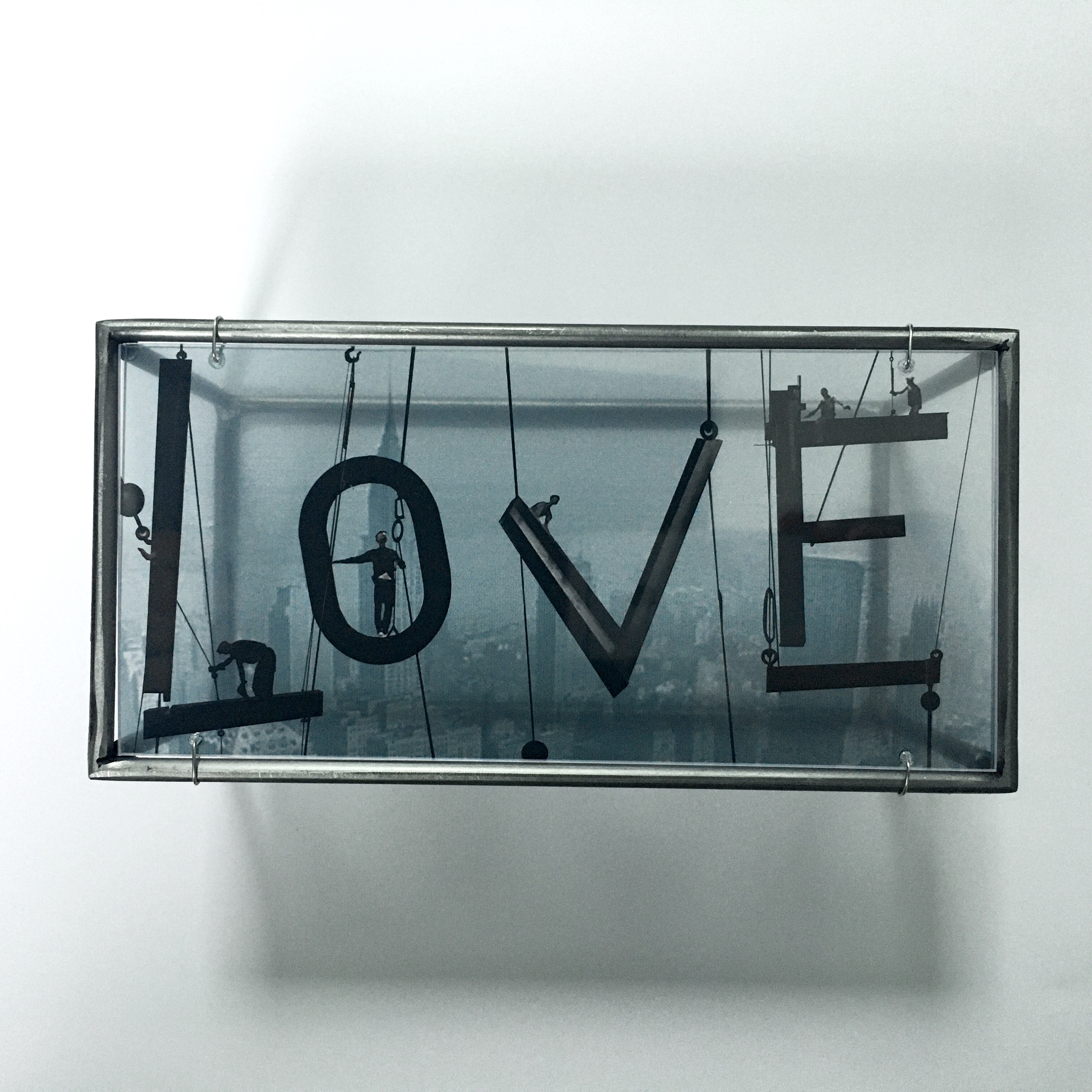 Love Sign Romantic Wall Art Iron Love Sculpture Love Under - Etsy