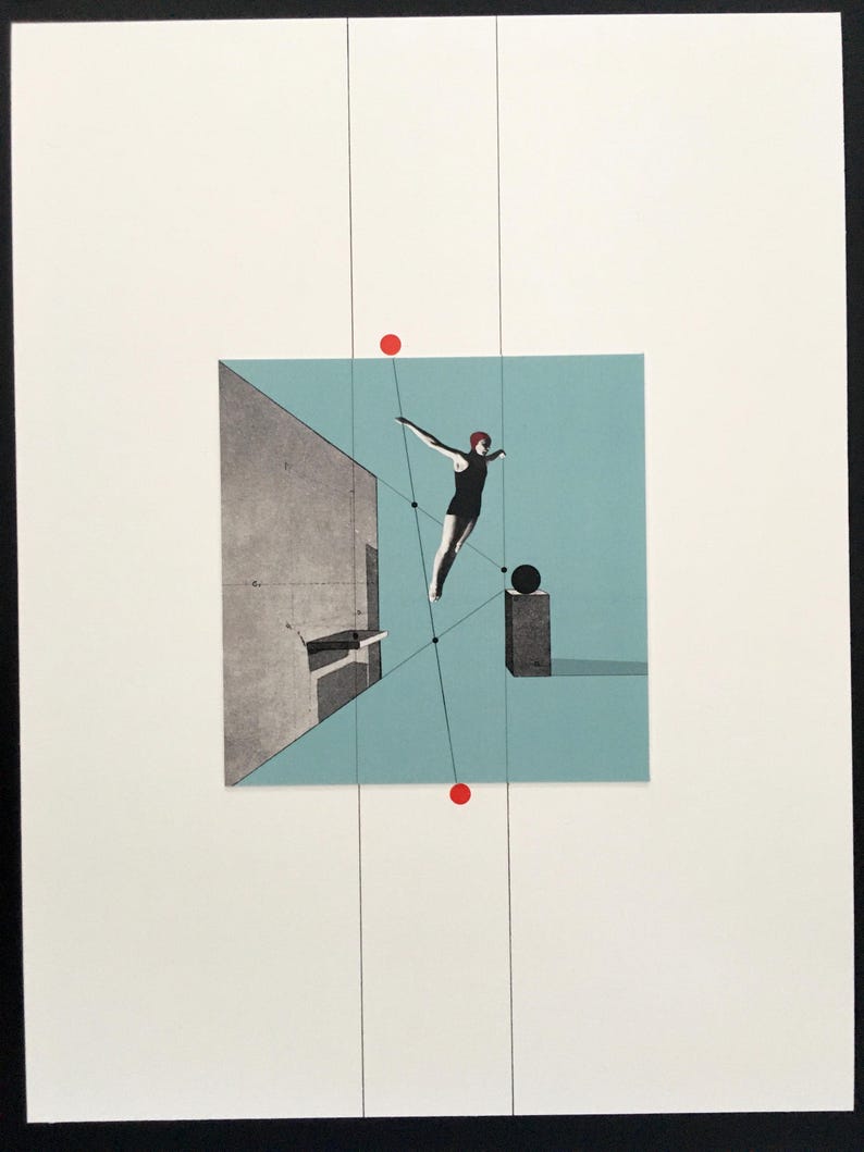 A Surrealist Vision of Motion: "geometry of Flight in Blue" by Furst ...