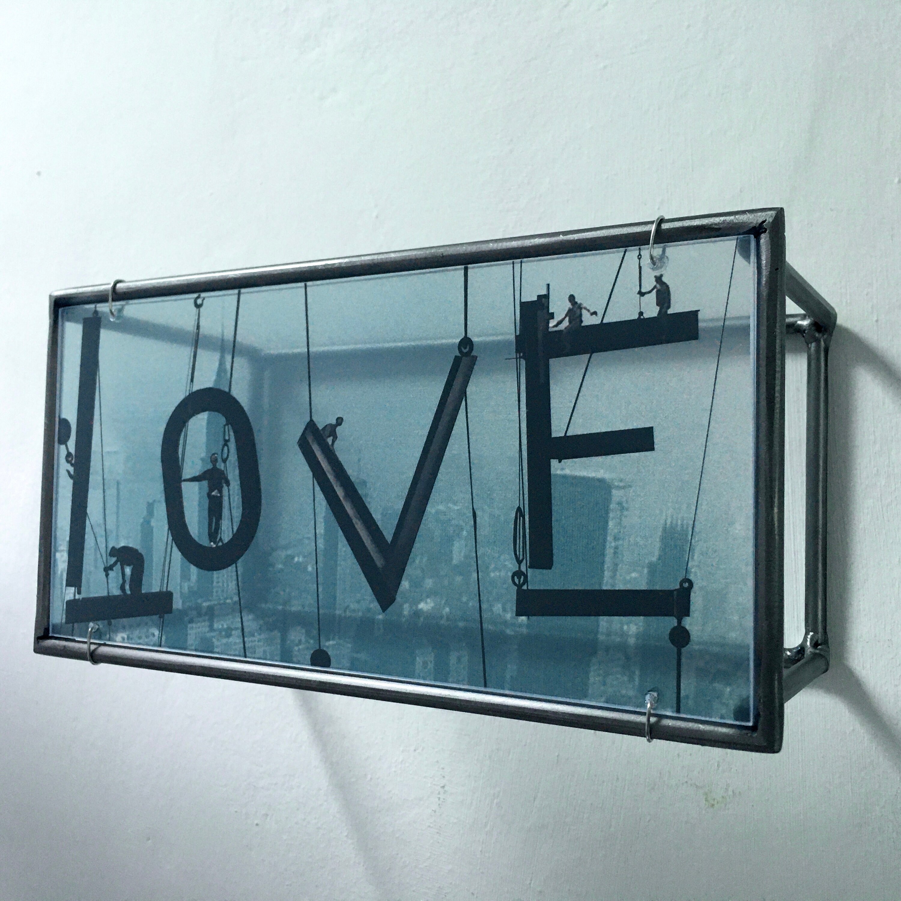 Love Sign Romantic Wall Art Iron Love Sculpture Love Under - Etsy
