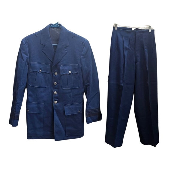 1950s Vintage Military Style High Rise Retro Suit Sma… - Gem